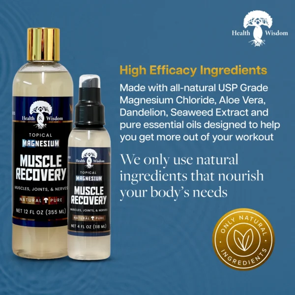 Best Magnesium for Muscle Pain Recovery Spray | Health and Wisdom