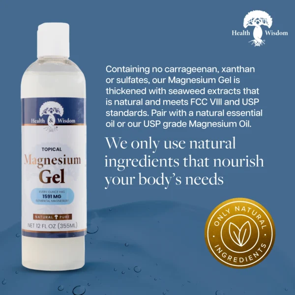Best Magnesium Gel Body Lotion for Muscle Pain | Health and Wisdom