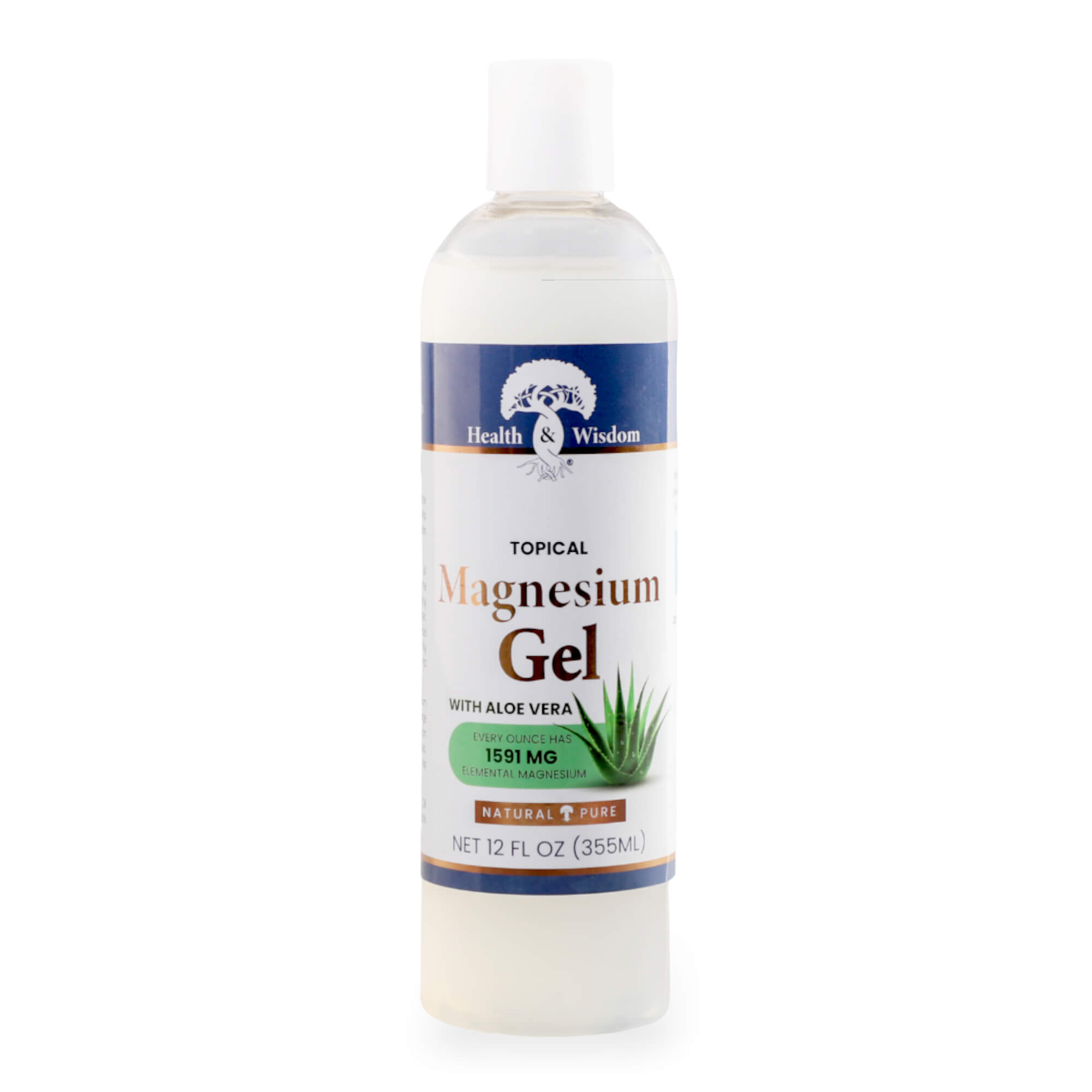 Topical Magnesium Aloe Vera Gel for Skin | Health and Wisdom